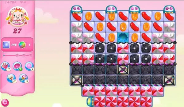 Tips and Walkthrough: Candy Crush Level 14305