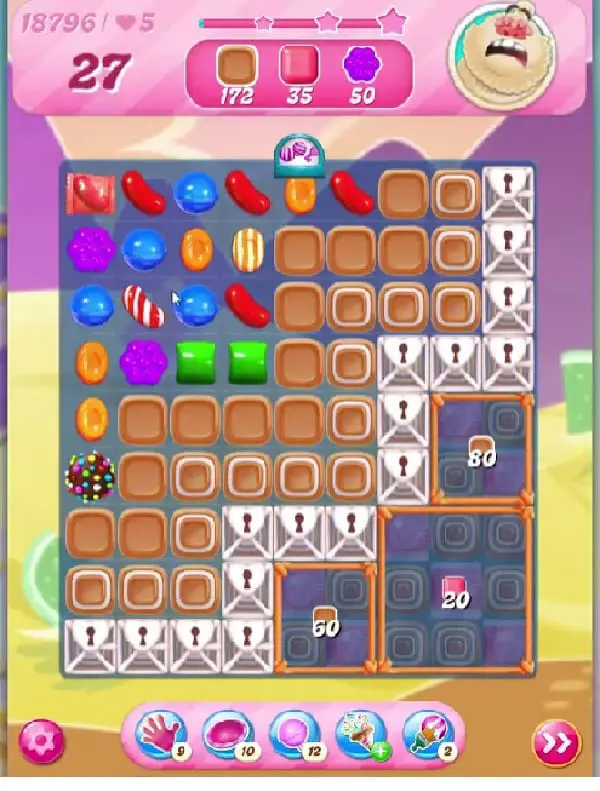 Tips And Walkthrough Candy Crush Level 18796