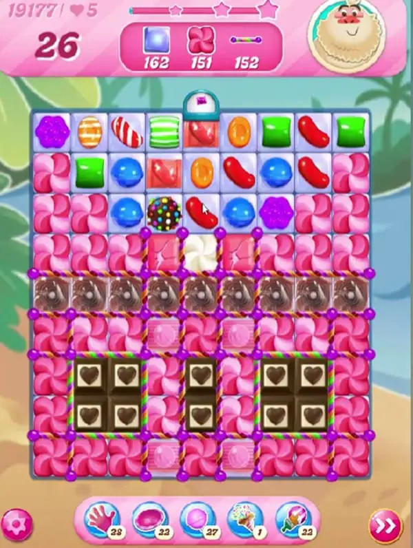 Tips and Walkthrough: Candy Crush Level 19177