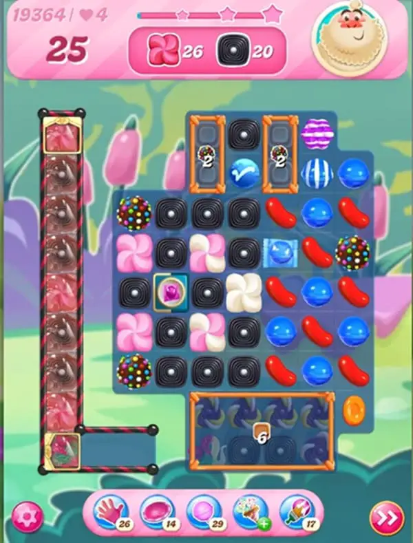 Tips and Walkthrough: Candy Crush Level 19364