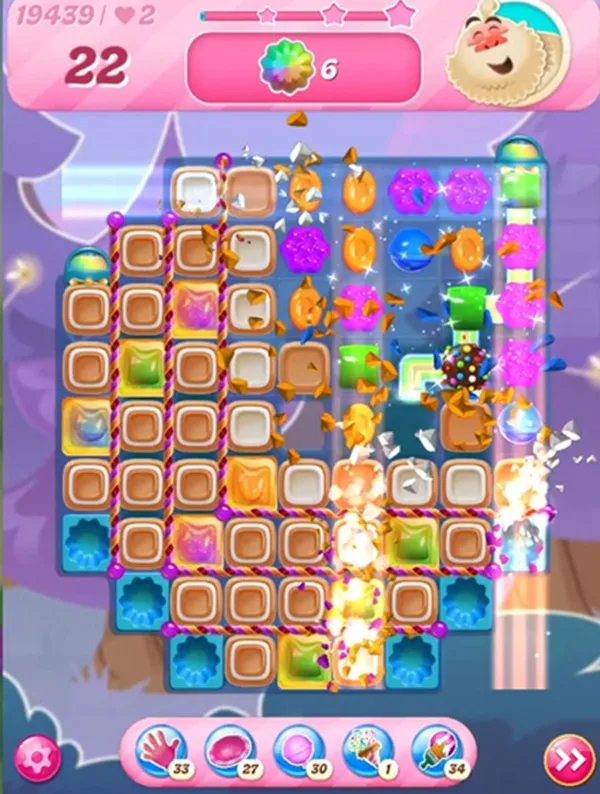 Tips and Walkthrough: Candy Crush Level 19439