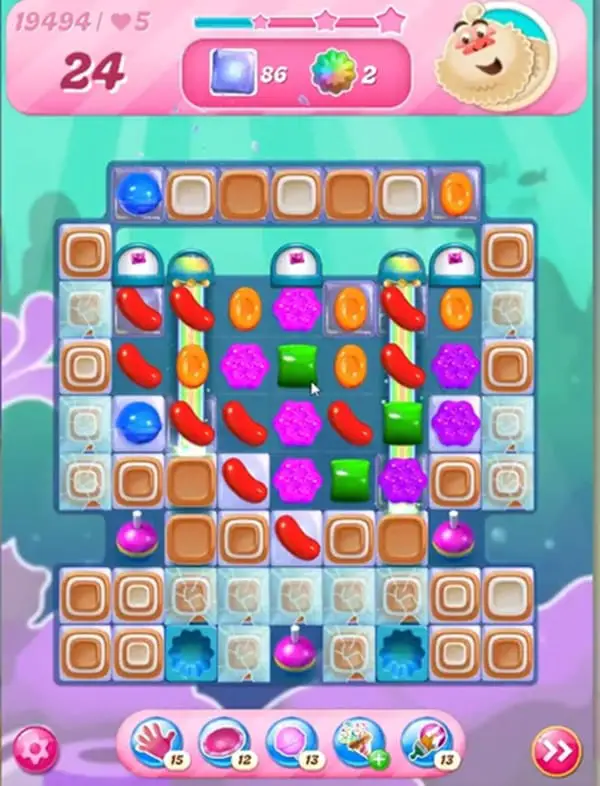 Tips and Walkthrough: Candy Crush Level 19494
