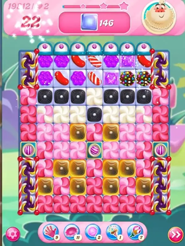 Tips and Walkthrough: Candy Crush Level 19812